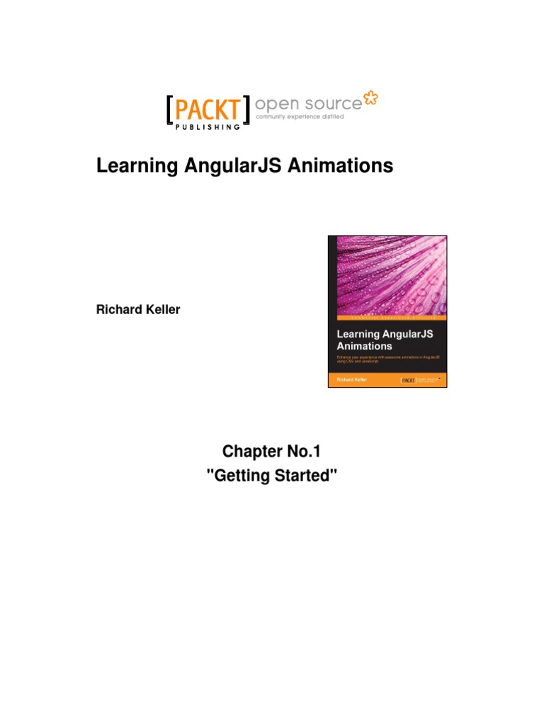 Learning Angularjs Animations Chapter No 1 Getting Started Pdf