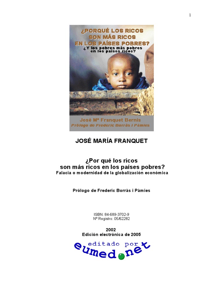 ¿Por Qué Los Ricos Son Más Ricos en Los Países Pobres? | PDF ...