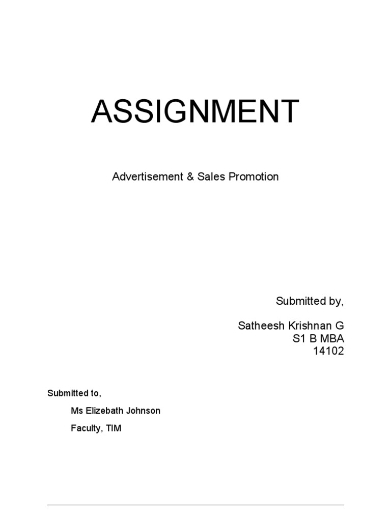 Advertisement & Sales Promotion | PDF | Brand | Advertising