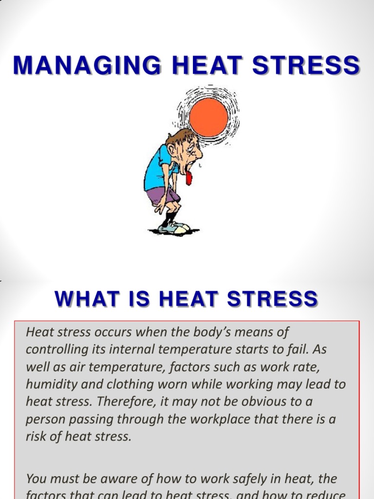 Managing Heat Stress in the Workplace | PDF | Hyperthermia | Diseases ...