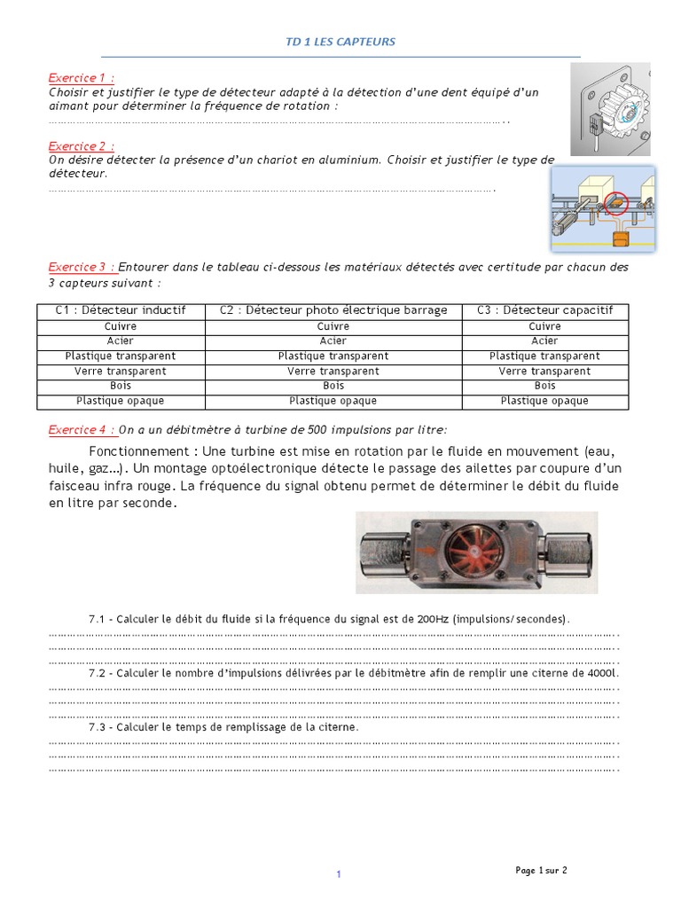 TD Capteur PDF | PDF