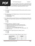 cfa level 1 mock test 1 | Fixed Income | Bonds (Finance)