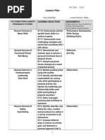 Cha Cha Slide Dance Party - PE Lesson Plan | PDF | Affect (Psychology ...