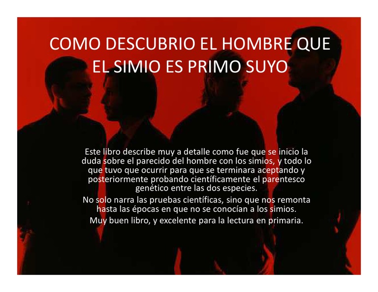 El parentesco entre simios y humanos | PDF