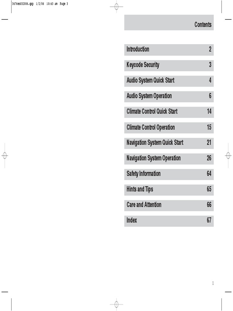 Ford Denso Navigation User Manual | PDF | Compact Disc | Menu (Computing)