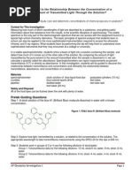 Gatorade Lab | PDF | Molar Concentration | Analytical Chemistry