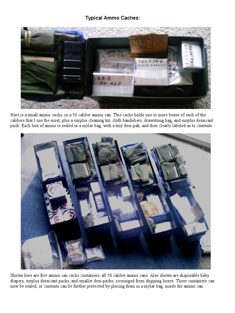 Ammo Cache Storage Solutions Guide | PDF