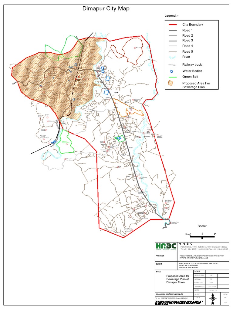 Dimapur Municipal Boundary Map | PDF | Self-Improvement