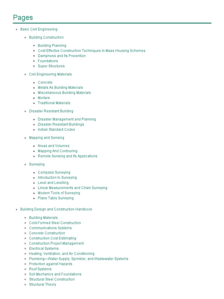 Civil Engineering Lectures, Books, Notes - Construction Education and ...
