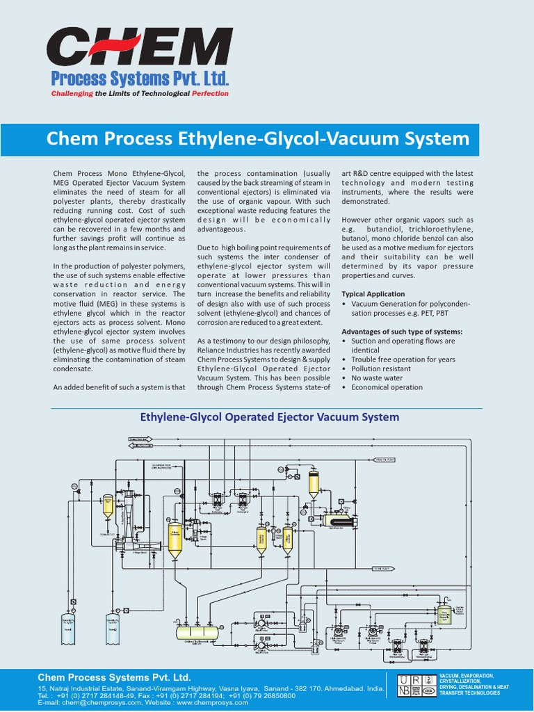 Chem Process Ethylene Glycol Brochure | PDF | Technology & Engineering