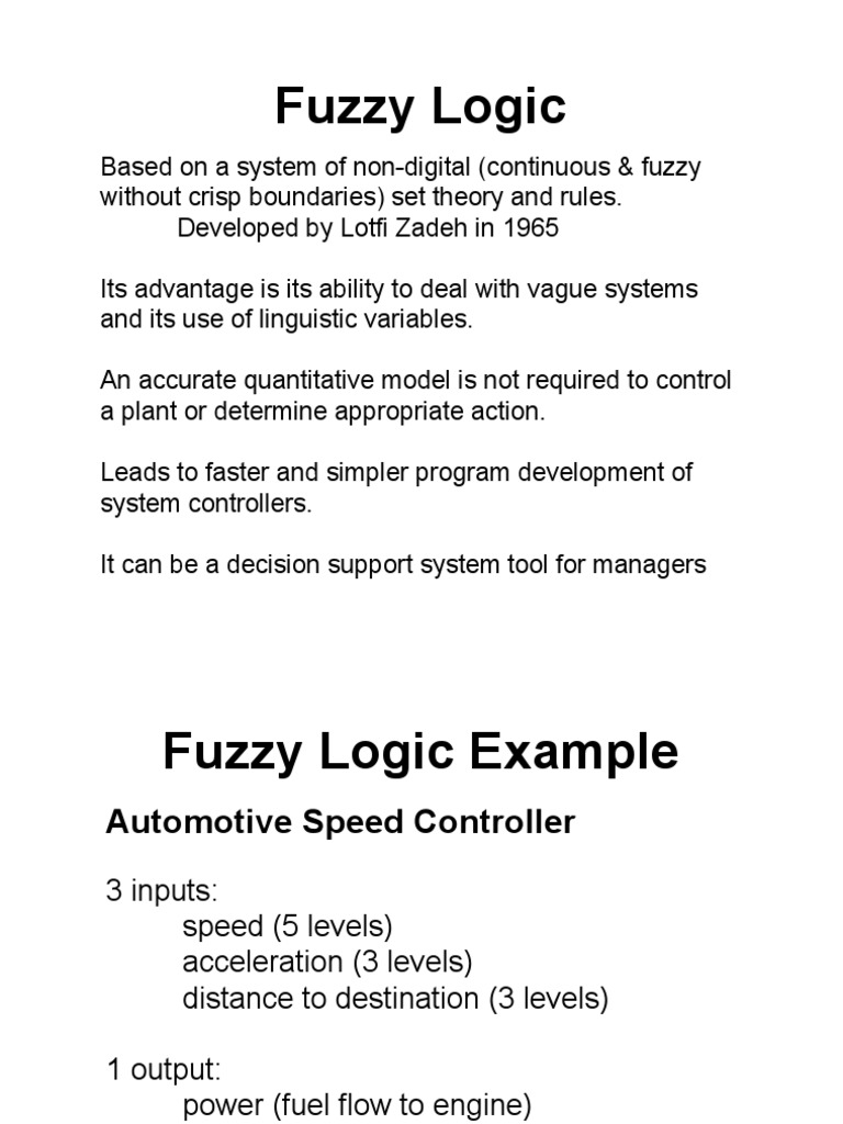 Fuzzy Logics | PDF | Teaching Methods & Materials