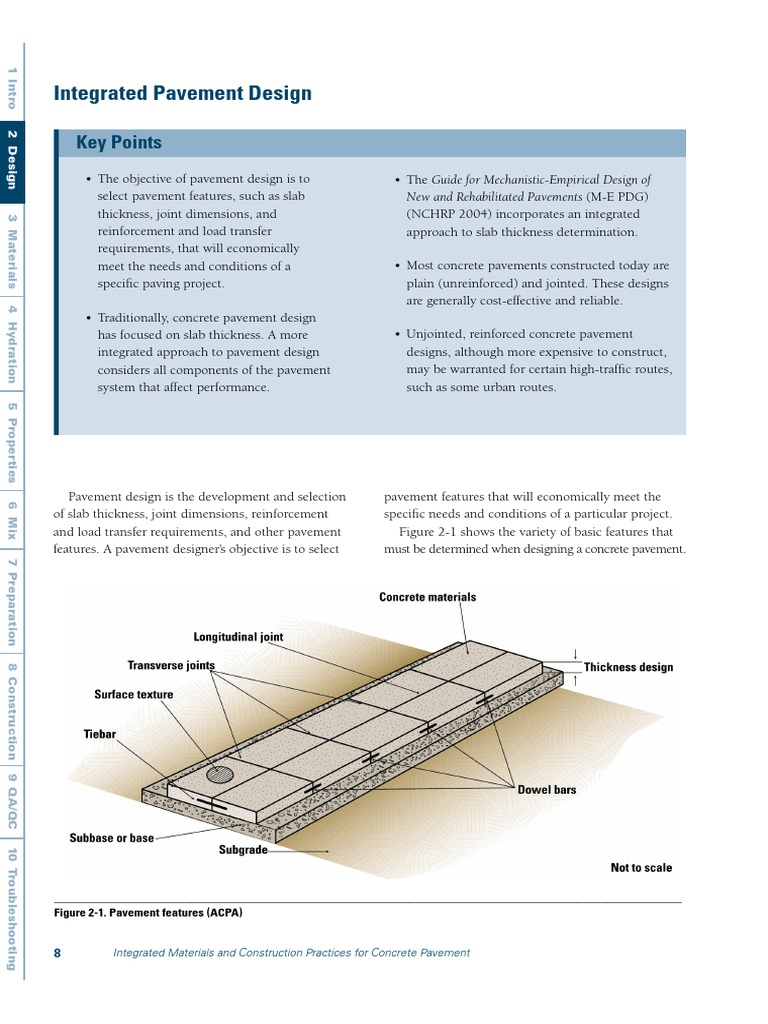Concrete Pavement Design | PDF | Road Surface | Concrete