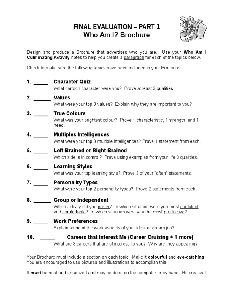 Personal Identity Brochure Guide | PDF