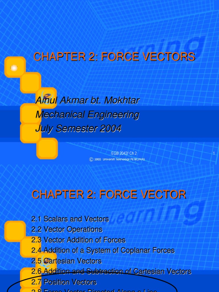 STATIcS-Chap2 Force Vectors 2.72.9 | PDF | Euclidean Vector | Theoretical Physics
