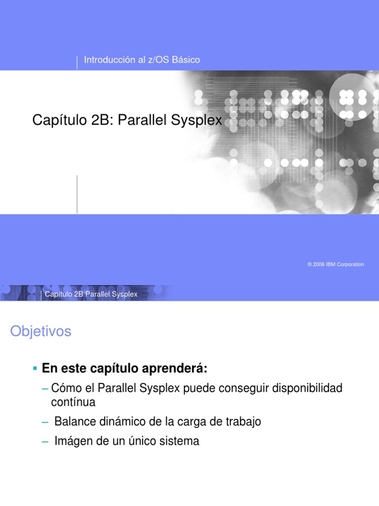 03 Capítulo 02B Parallel Sysplex en Castellano | PDF | Grupo de ...