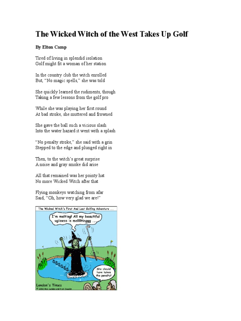Wicked Witch's Golf Adventure | PDF