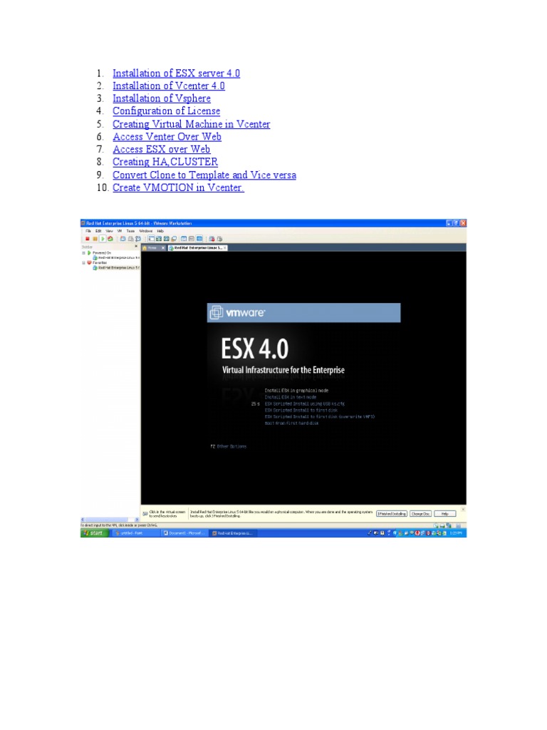 Vmware Esx 4.0 | PDF