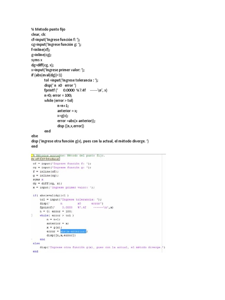 Metodos Numericos en Matlab | PDF