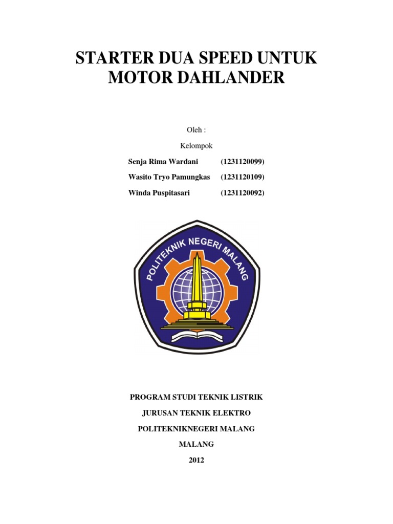 Motor Dahlander | PDF
