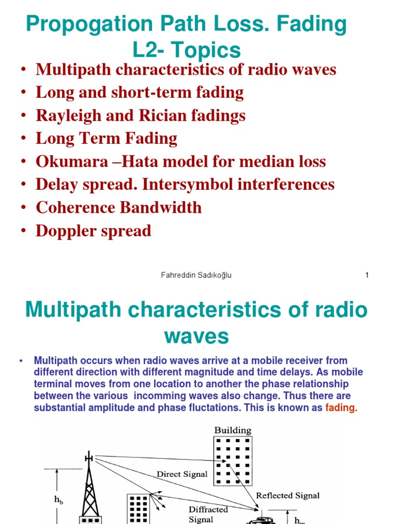 Wireless Ch | PDF | Bandwidth (Signal Processing) | Doppler Effect