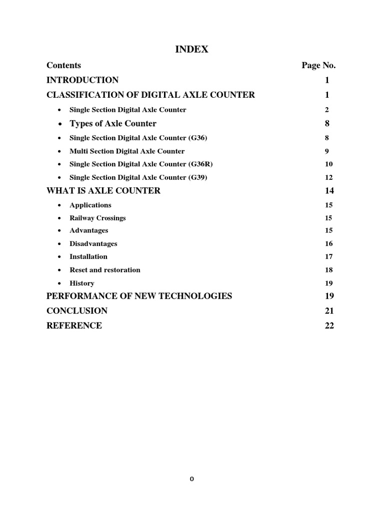 What Is Axle Counter | PDF | Rail Transport | Rail Infrastructure