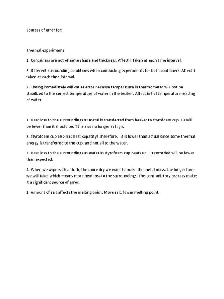 Physics Practical O Level | PDF | Heat | Temperature