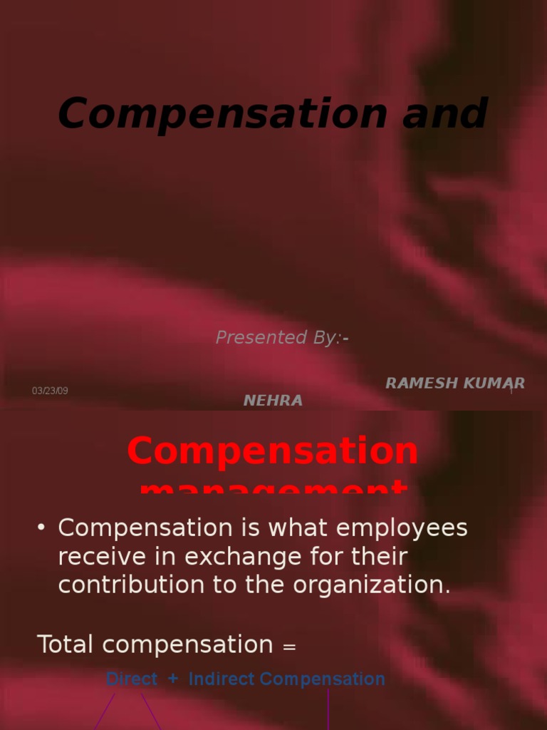 Compensation and Reward Management Guide | PDF