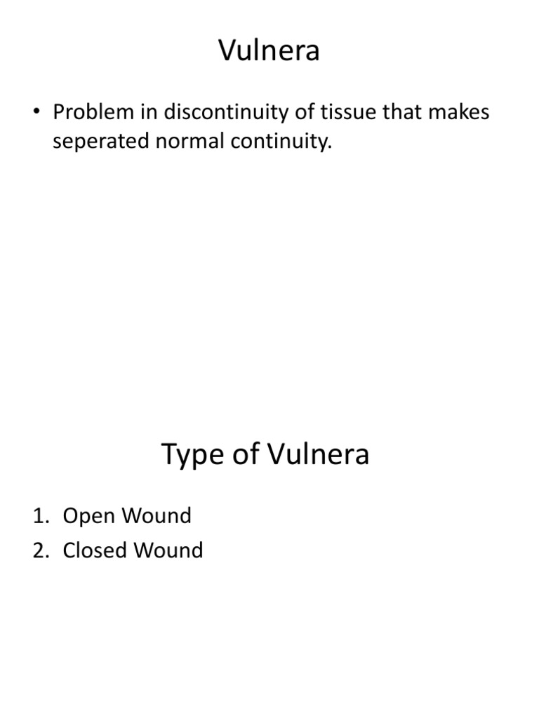 Vulnus Wound Healing | PDF | Wound Healing | Cell Biology