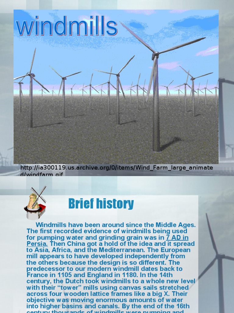 Windmill Report | PDF | Wind Turbine | Wind Power