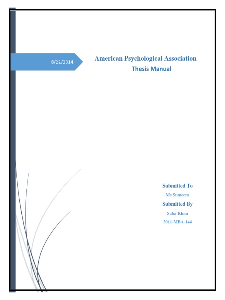 Manual For Thesis | PDF | Paragraph | Typefaces