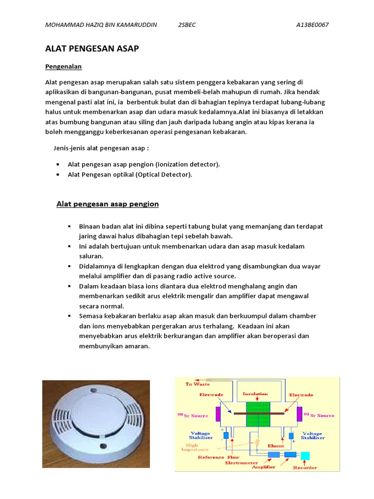 Alat Pengesan Asap | PDF