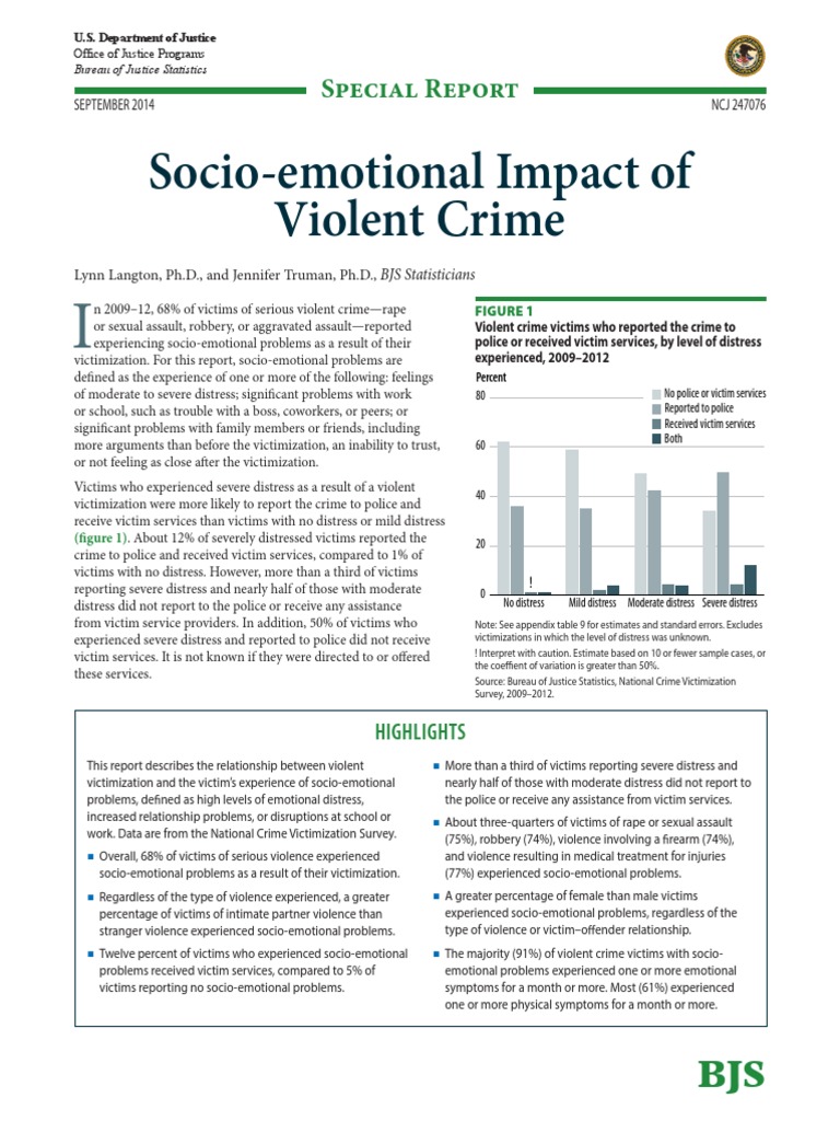 Socio-Emotional Impact of Violent Crime | PDF | Victimisation | Violence
