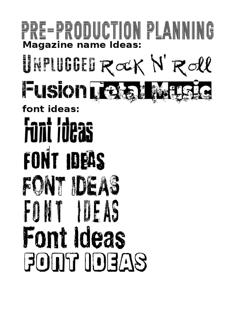 Fonts and Names | PDF | Art