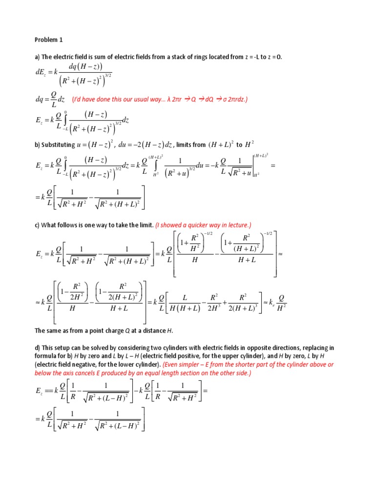 Solutions | PDF | Physics | Mathematical Analysis
