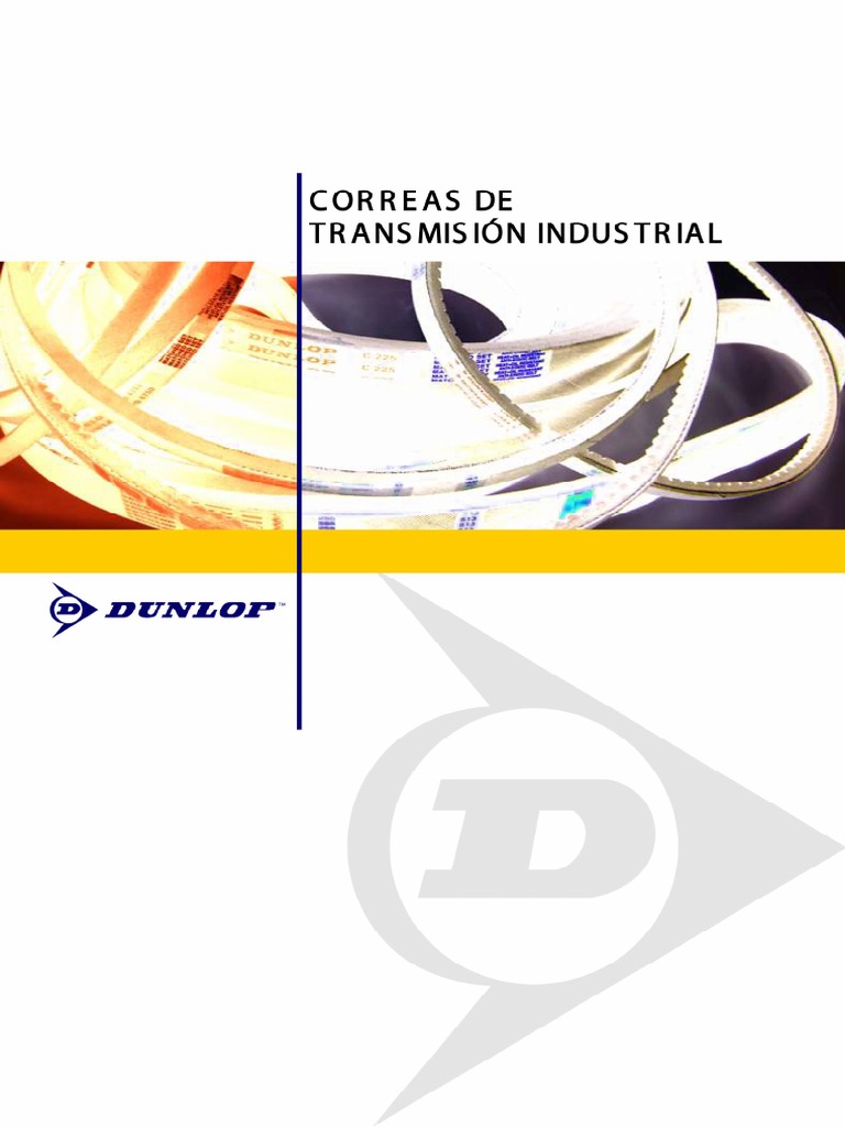 Cat. Dunlop C.trapezoidales | PDF | Transmisión (Mecánica) | Textiles