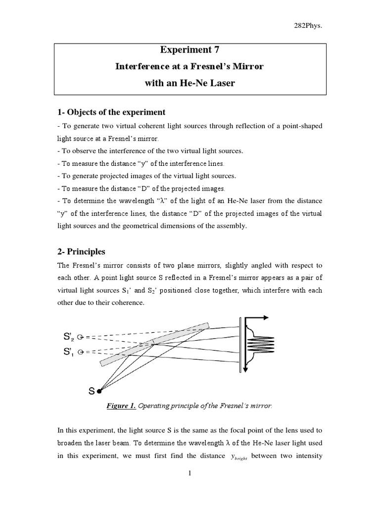 Experiment | PDF | Optics | Lens (Optics)