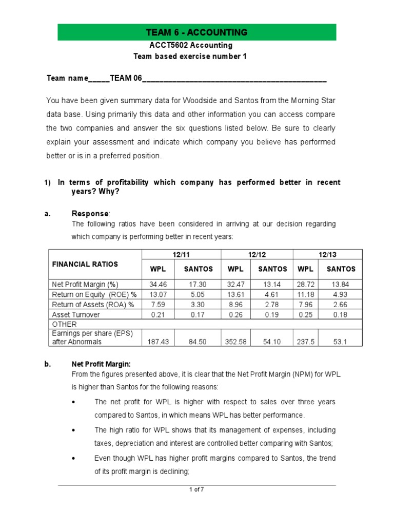 Accounting Assessment | PDF | Revenue | Profit (Accounting)