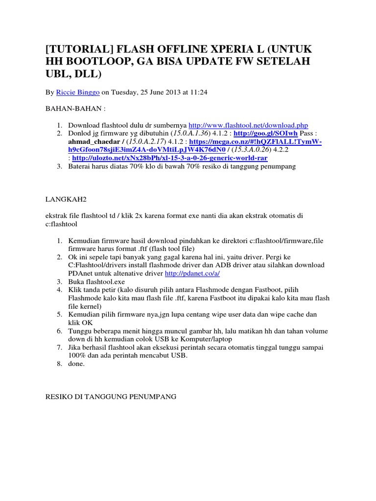 [Guide] How to Use Flash Tool to Unlock Bootloader, Relock Bootloader ...