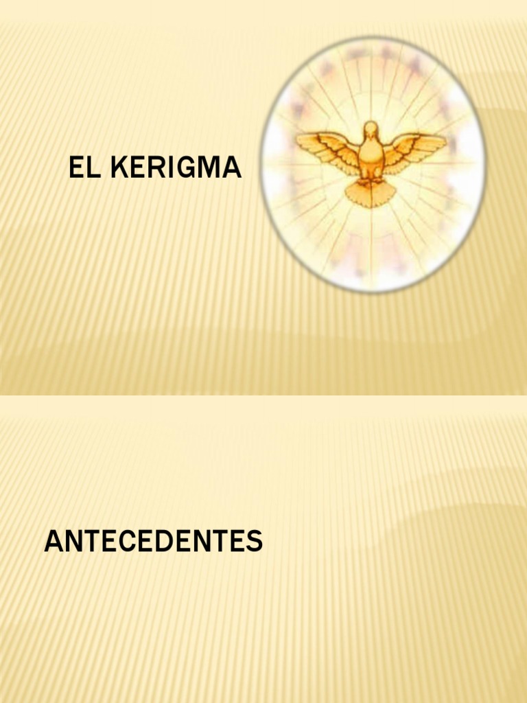 El Kerigma Pbro José Guadalupe Ramos Valecia | PDF | Evangelización | Jesús