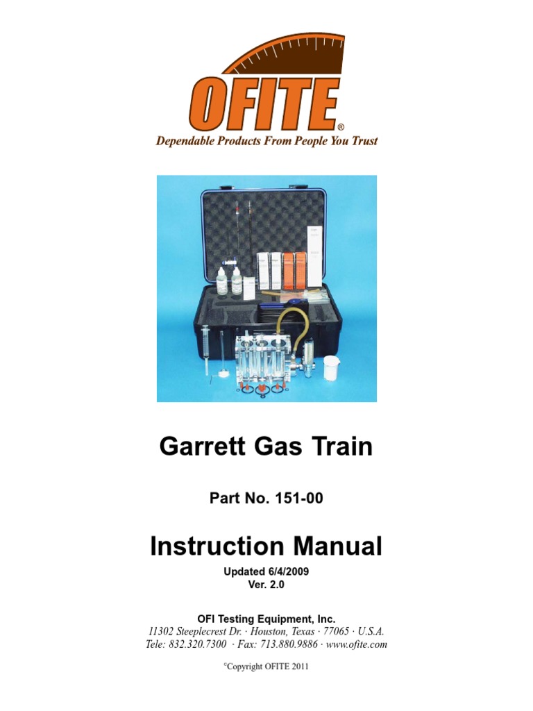 Garrett Gas Train Ofite | PDF