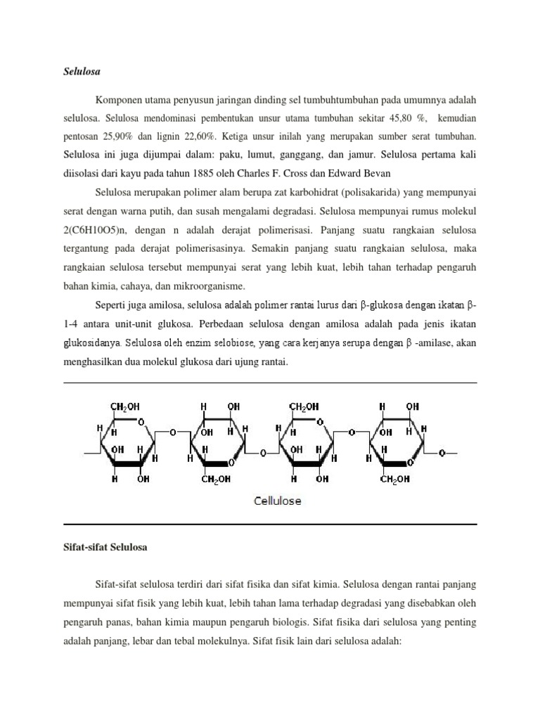 Selulosa | PDF