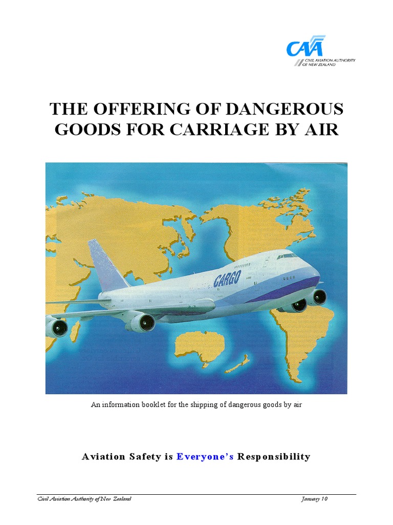 Guidelines for Air Transport of Dangerous Goods | PDF | Dangerous Goods ...