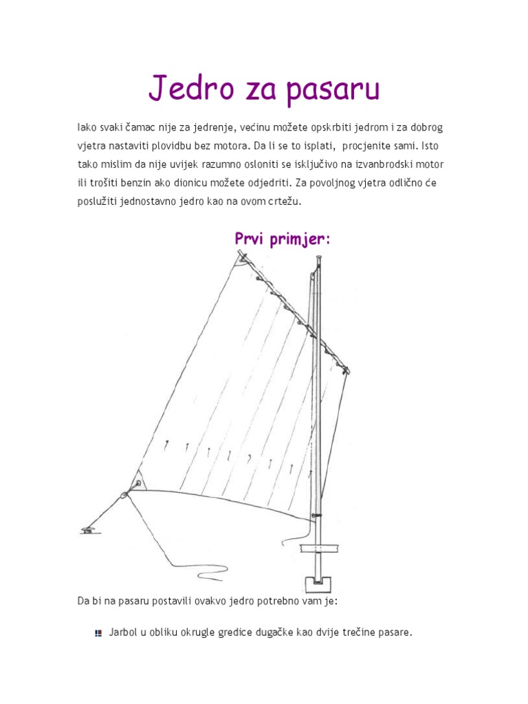 Jedro Za Pasaru | PDF