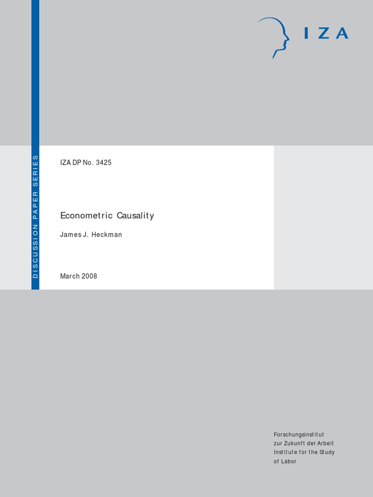 Econometric Causality | PDF | Causality | Statistical Inference