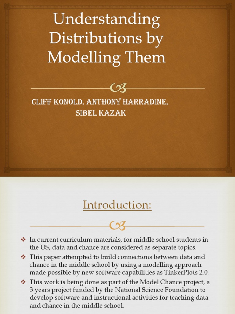 Understanding Distributions by Modelling Them | PDF | Statistics ...