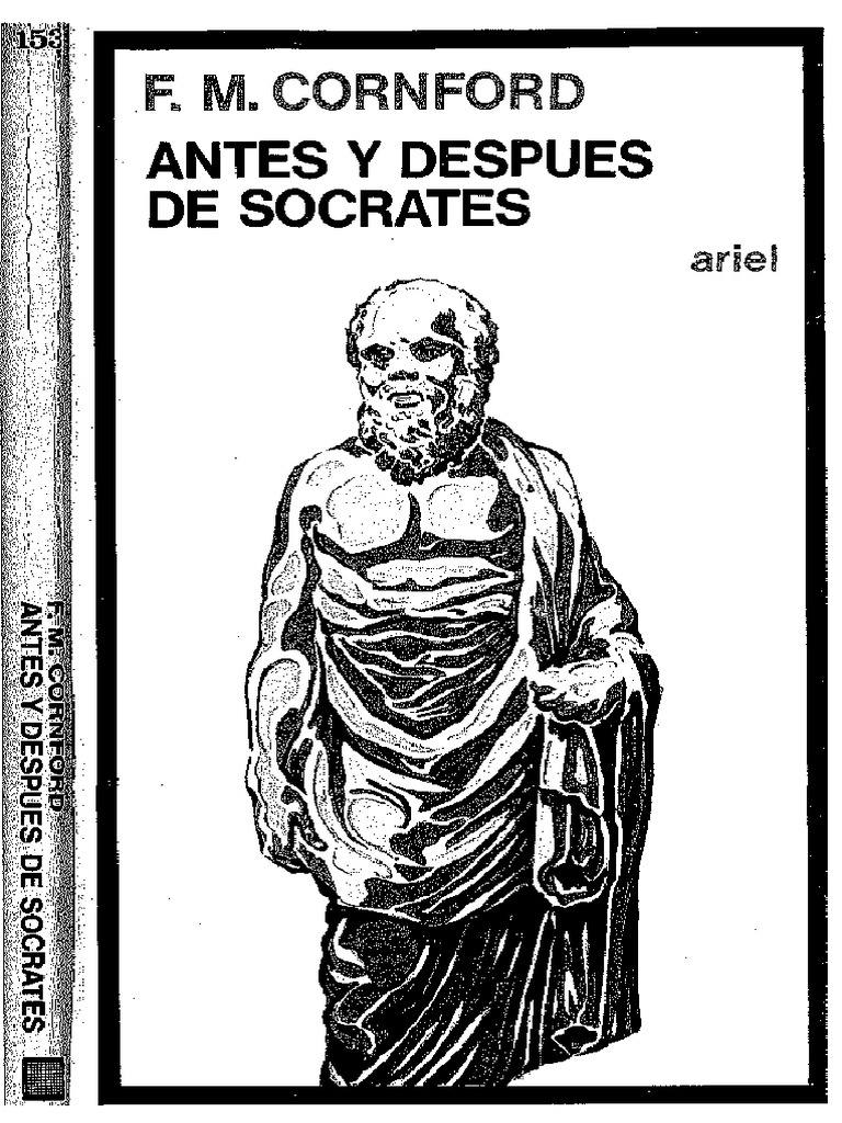 Antes y Después de Sócrates. Cornford, F.M. | PDF | Artes del Lenguaje ...