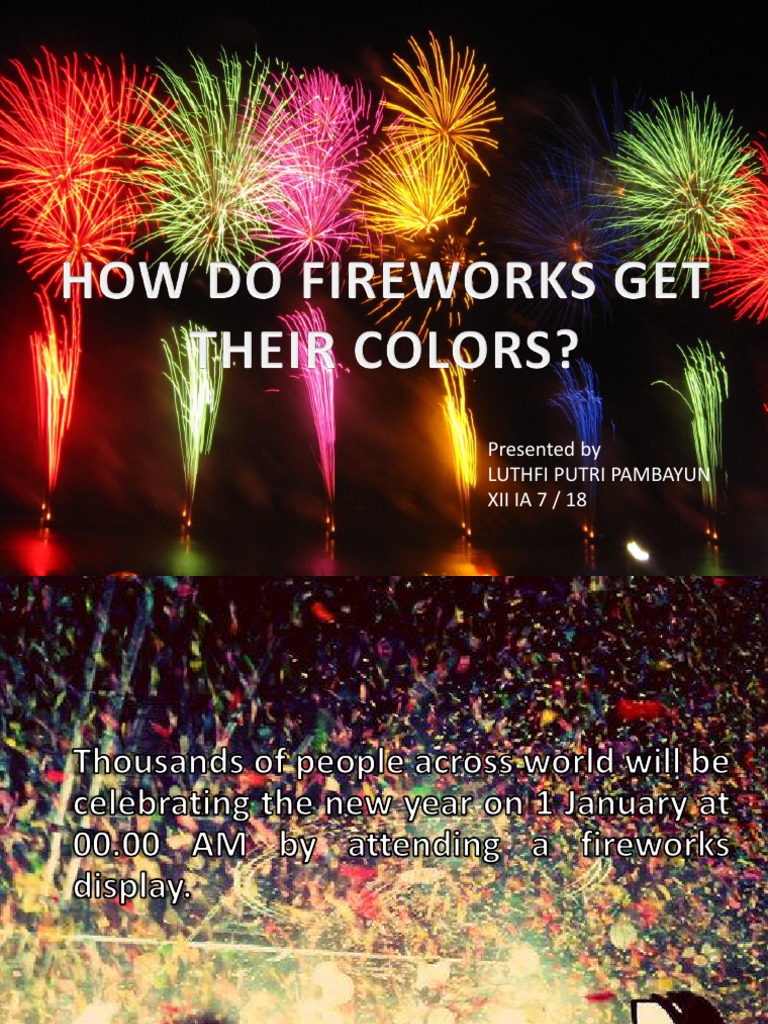 How Do Fireworks Get Their Colors | PDF