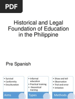 Historical Foundations of Education | PDF | Philosophy Of Education ...