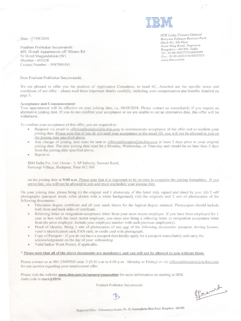 68042574-IBM-offer | Identity Document | Government Information | Free ...