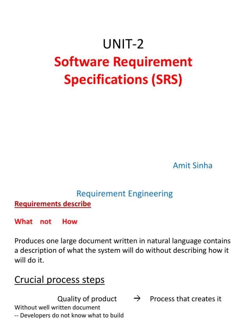 SRS | PDF | Use Case | Feasibility Study